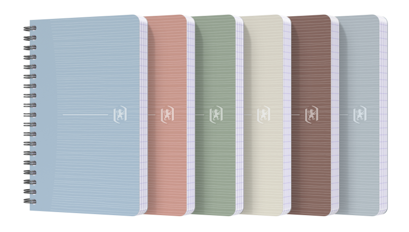 OXFORD My Rec'Up Spiralheft 400155803 A6, kariert 90 Blatt, ass. - ka